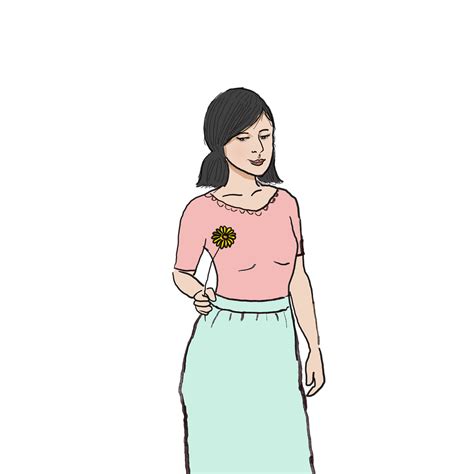 Download Woman Standing Girl Royalty Free Stock Illustration Image