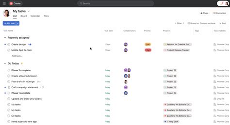 Task Actions