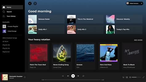 Spotify Homepage Prototype | Figma