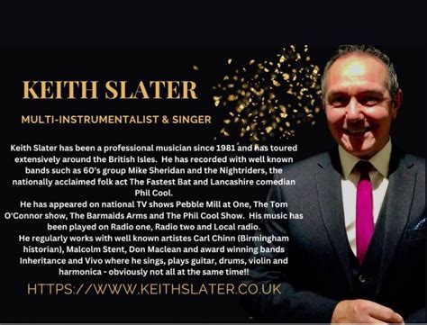 About Keith Slater The Slater And Gee Music And Variety Show