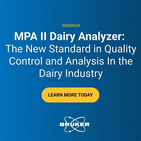 Bruker Optics On Linkedin Mpa Ii Dairy Analyzer