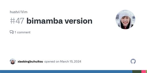 Bimamba Version Issue Hustvl Vim Github