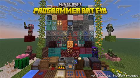 Programmer Art Fix Minecraft Resource Packs Curseforge