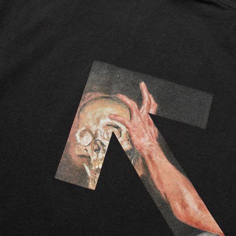 Off White Pascal Arrow Oversized Mock Neck T Shirt Black End Gb