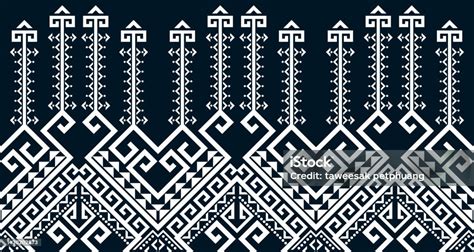추상적인 민족 패턴 이음새가 없는 디자인 라인 화이트 아즈텍 기하학적 배경 Ep11빈티지 장식품 인쇄 직물 및 섬유 벽지 포장에 적합 0명에 대한 스톡 벡터 아트 및 기타