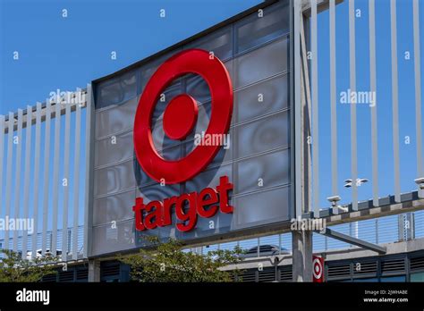 Close Up Of Target Store Sign On The Building In Los Angeles