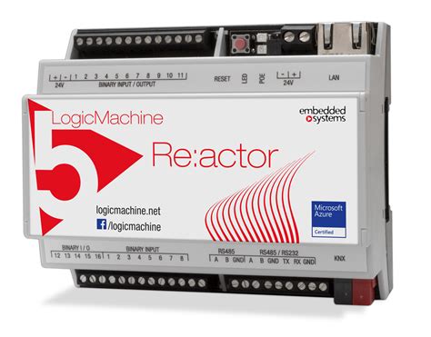 logicmachine5 reactor io logic machine platform for knx eib enocean