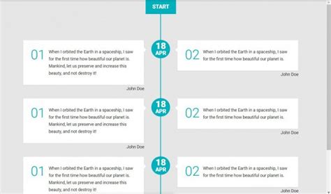 30+ Vertical Timeline CSS Cool Examples - OnAirCode