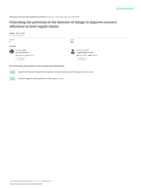 Unlocking The Potential Of The Internet Of Things Pdf Internet Of Things Wireless Sensor