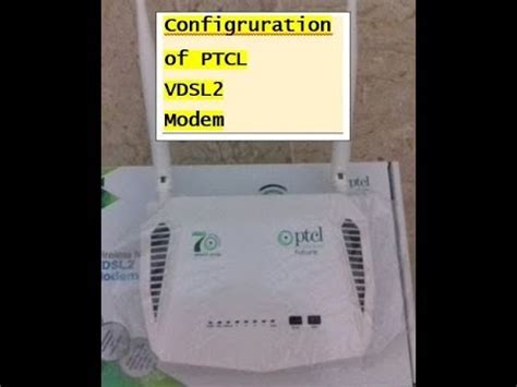 How To Configure PTCL VDSL Modem YouTube