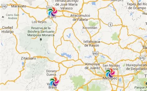Mapa De Pueblos Mágicos En El Estado De Mexico Mapas De Pueblos Mágicos