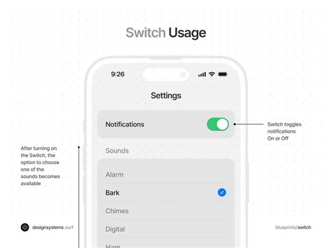 Switch Toggle Button Blueprints In Ui Design