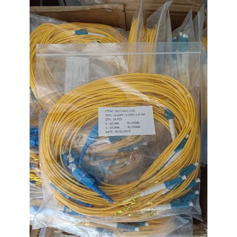 Jual Patchcord Sc Upc Lc Upc Mm Meter Pcs Shopee Indonesia
