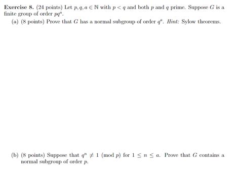 solved exercise 8 24 points let p q a en with p