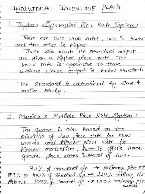 Incentive Plans Types Pdf Organizational Behavior Motivation