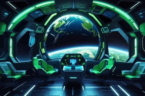 Spaceship Windows Vectors And Illustrations For Free Download
