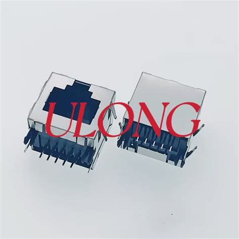 Rj48 10p10c单口屏蔽带弹 深圳市友隆电子连接器有限公司