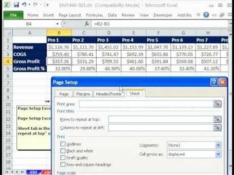 How To Print Labels On Each Page Of A Spreadsheet In Excel Microsoft Office WonderHowTo
