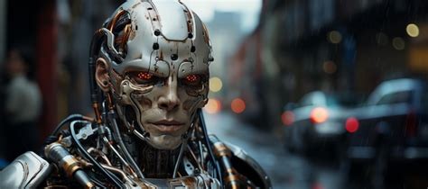 Premium Photo Robot Android Cyborg Generative Ai