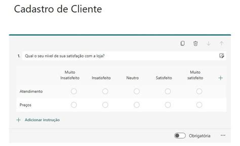 Como Criar Um Formulário Com O Microsoft Forms