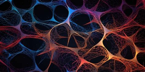 premium photo abstract background with neural pattern design