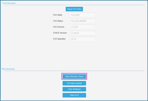 faq stm32wb why is the wireless stack not running