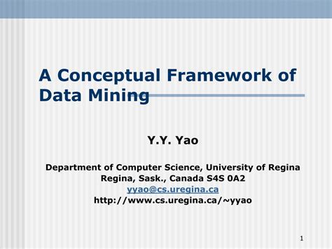 PPT Conceptual Framework Of Data Mining A Study On Philosophical Theoretical And