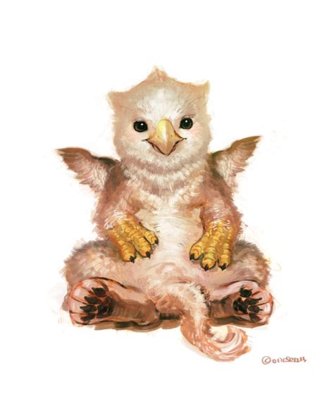 How To Carve Roast Unicorn Baby Mythical Creatures Chimera Griffin Hippogryph