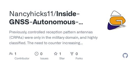 GitHub Nancyhicks11 Inside GNSS Autonomous Vehicles Previously Controlled Reception Pattern