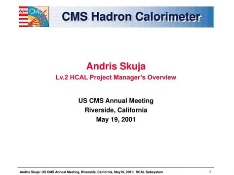 Ppt Cms Hadron Calorimeter Powerpoint Presentation Free Download