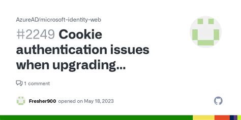 Cookie Authentication Issues When Upgrading Microsoft Identity Web From To Issue