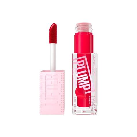Maybelline Lifter Plump Lip Plumping Gloss Flag In Red