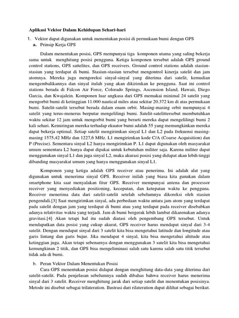 Aplikasi Kalkulus Vektor Pdf Metode And Bahan Ajar Sains And Matematika
