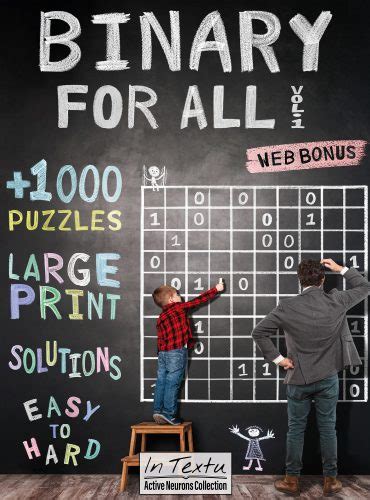 binary puzzles book with 1020 grids to solve in textu