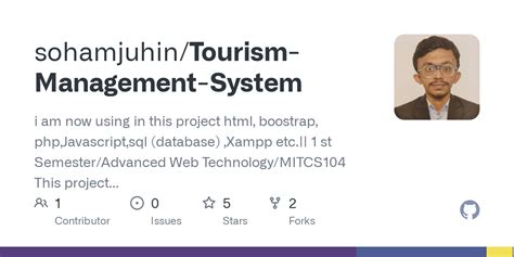 GitHub Sohamjuhin Tourism Management System I Am Now Using In This Project Html Boostrap