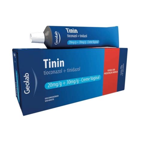 Creme Vaginal Tinin 35g 7 Aplicadores Geolab Industria Far