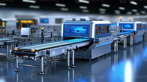Highly Efficient And Safe Advanced Microchip Factory Assembly Line