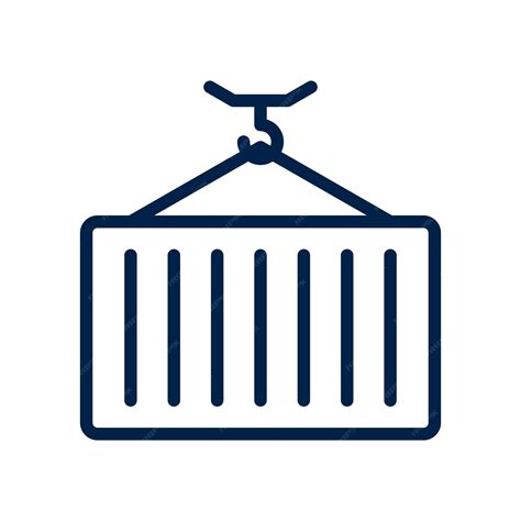 Premium Vector Container Icon Logistic And Delivery Sign Vector Graphic Shipping Symbol Cargo