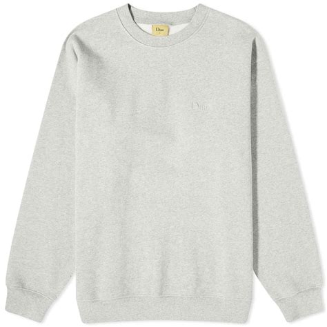 Dime Classic Small Logo Crew Sweat Heather Grey End Hk