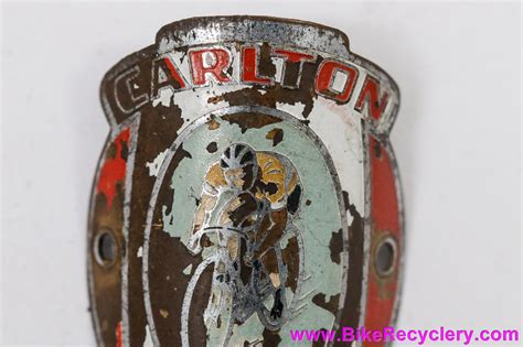Carlton Cycles Worksop Head Badge 1950s 1960s Bike Recyclery