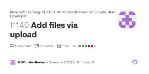 Add Files Via Upload By Moc Labs Review · Pull Request 140 · Microsoftlearningpl 500t00