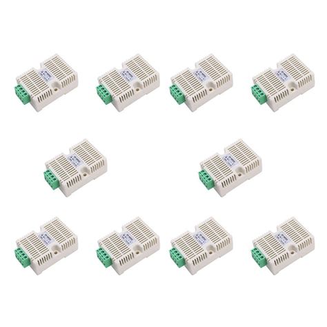 10x Temperature Humidity Transmitter Rs485 Sht20 Sensor Modbus Rtu Acquisition Module Transducer