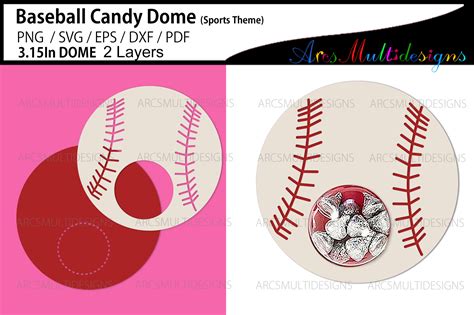 Baseball Candy Dome Graphic By Arcs Multidesigns · Creative Fabrica