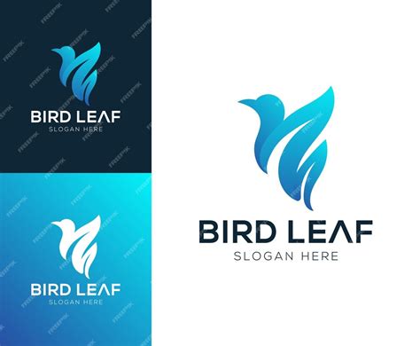 Premium Vector Bird Leaf Logo Design Vector Illustration Inspiration