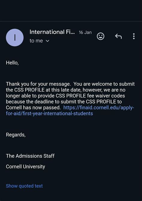Please If Any Of You Have A Css Profile Fee Waiver Id Be Thankful R
