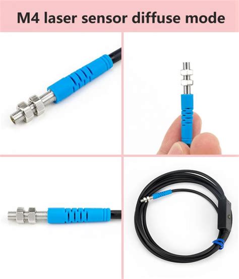 LUOSHIDA Small Diffuse Laser Sensor Diffuse Photoelectric Sensor NPN
