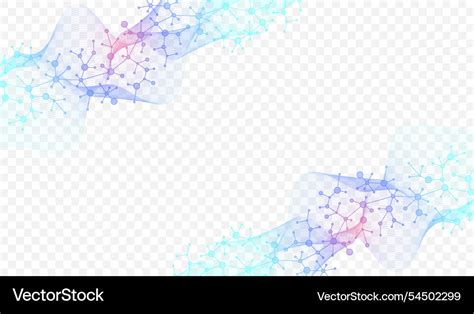 Molecular Abstract Structure Background Royalty Free Vector
