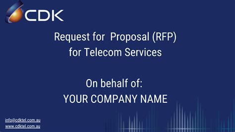 Streamlining Telecom Services The Benefits Of Full Tenders Cdk Telecom