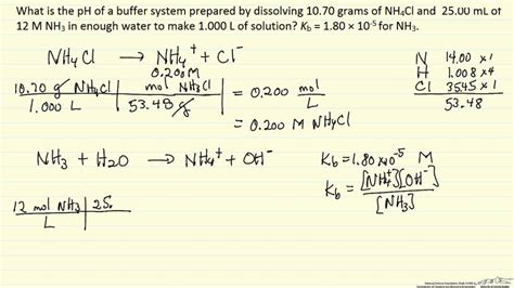 Buffer Chemistry Example