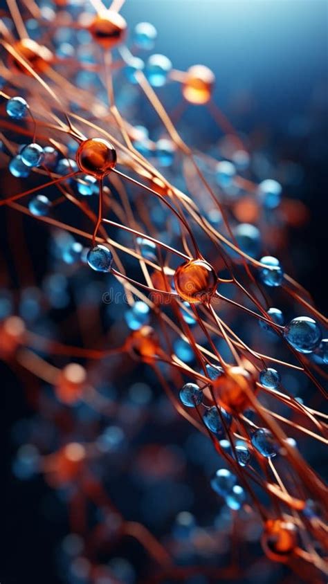 Intricate Gene Structure With Lines And Nodes Beautifully Rendered In